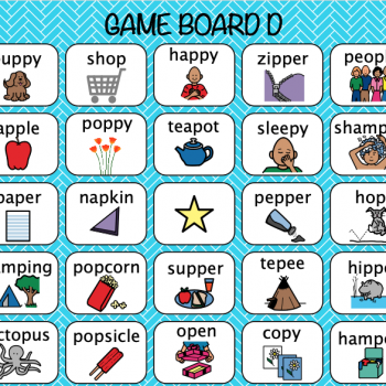 4 Bingo Game Articulation Bundle – Syllables & Initial, Medial and ...