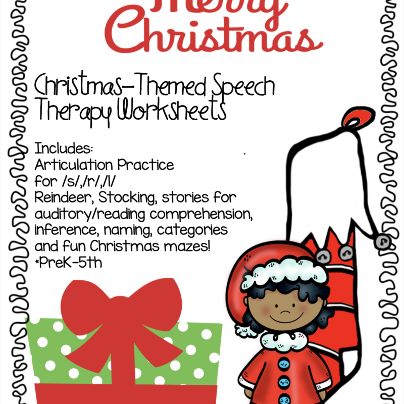 Christmas Language and Articulation Bundle – Heather's Speech Therapy